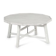 ACME Patina Coffee Table in White and Chrome - Walmart.com