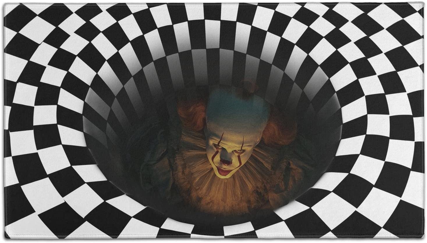 Festive 3D Illusion Funny Prank Pattern Kitchen Mat Halloween Door Mats ...