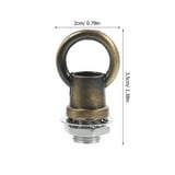 6 Pcs Closed Hook Hooks for Hanging Ceiling Pendant Light Lamp Loop ...