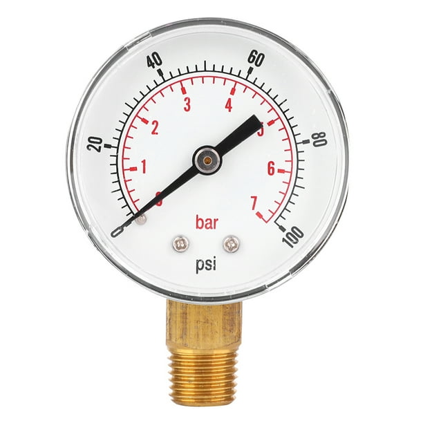 Pressure Gauge Bottom Connect,Pressure Gauge 50mm 1/4 Air Pressure ...