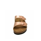 Outwoods Bork-46 Women's Vegan Two Strap Buckle Sandals 21312 - Walmart.com