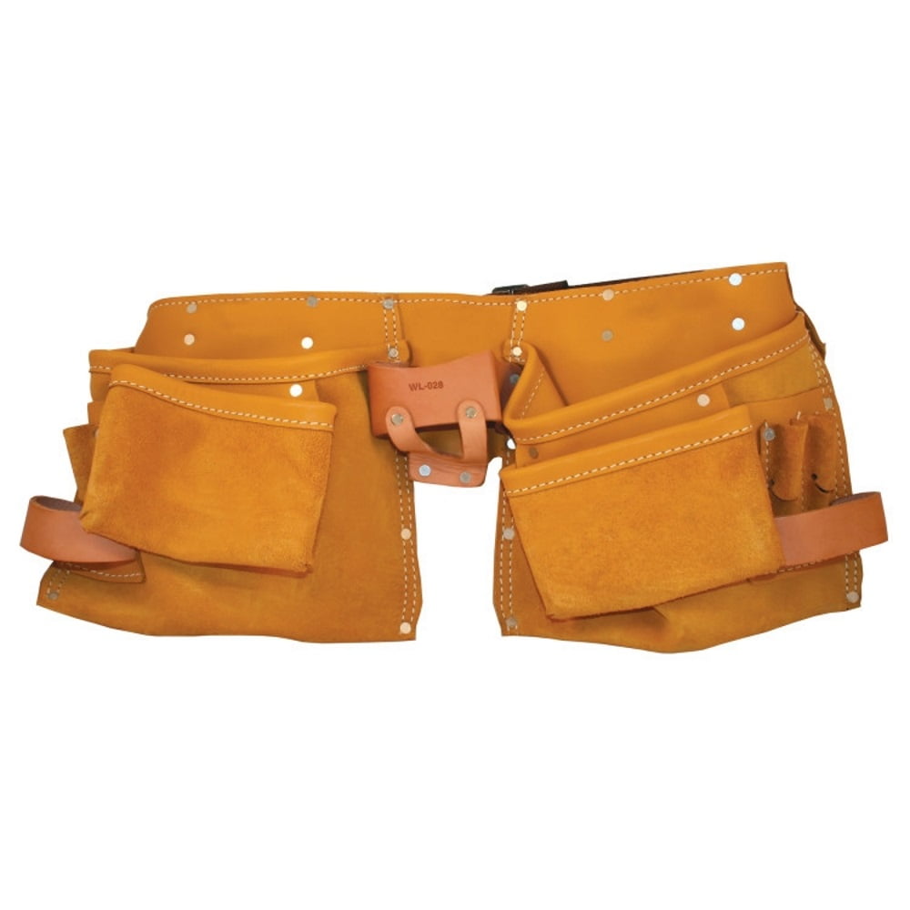 Kraft WL028 11-Pocket Double Pouch Carpenter's Tool Apron - Walmart.com