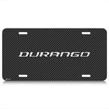 Dodge Durango Carbon Fiber Look Graphic Aluminum License Plate ...