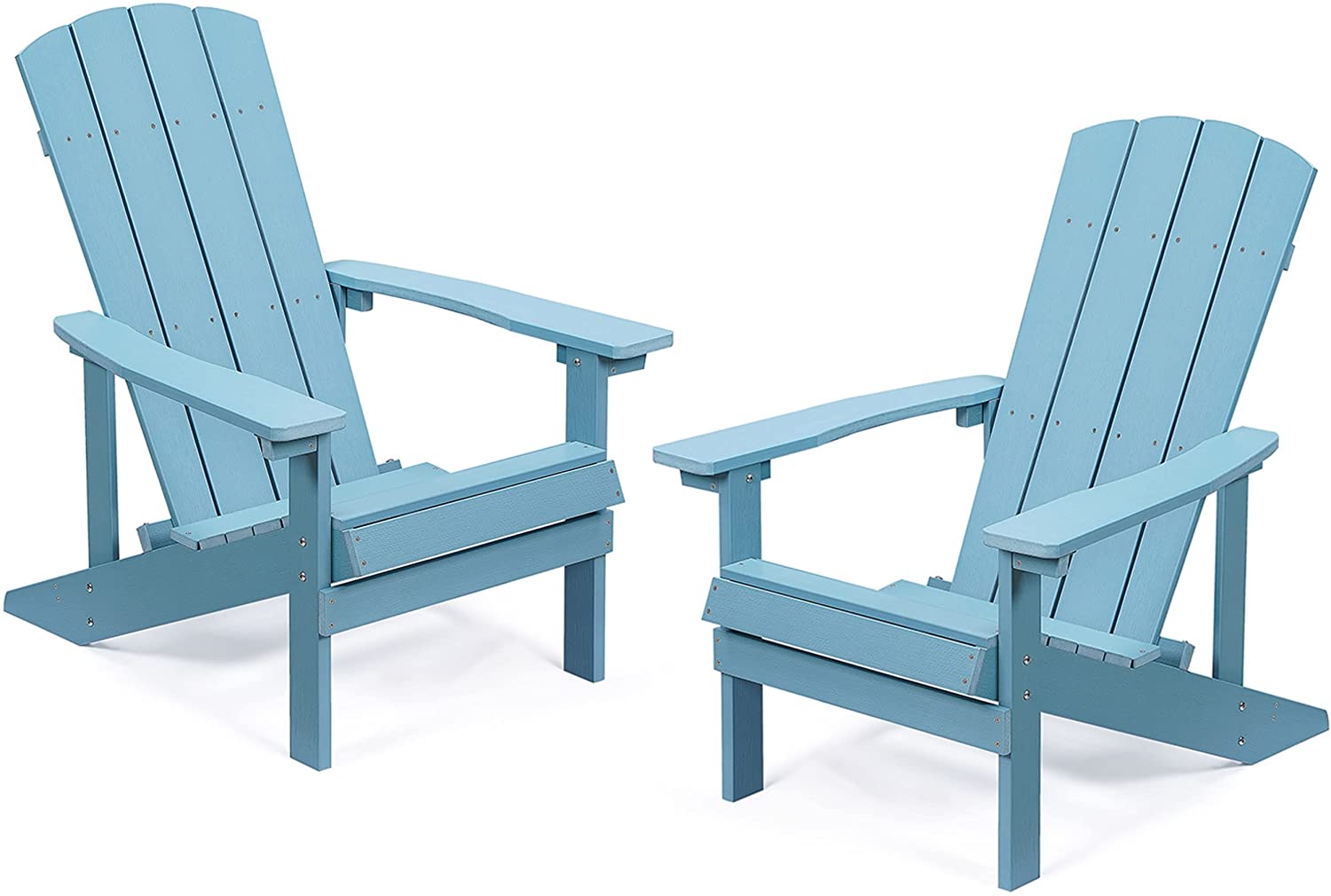 Superjoe HIPS Adirondack Chairs Set Of 2 Weather Resistant Plastic Superjoe HIPS Adirondack Chairs Set Of 2 Weather Resistant Plastic