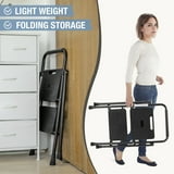 edx Folding Step Ladder, Portable 2 Step Stool, Heavy Duty 800 Lbs ...