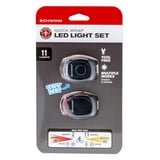 Schwinn 11 Lumen Quick Wrap Light Set for Bicycles, 1 headlight, 1 tail ...