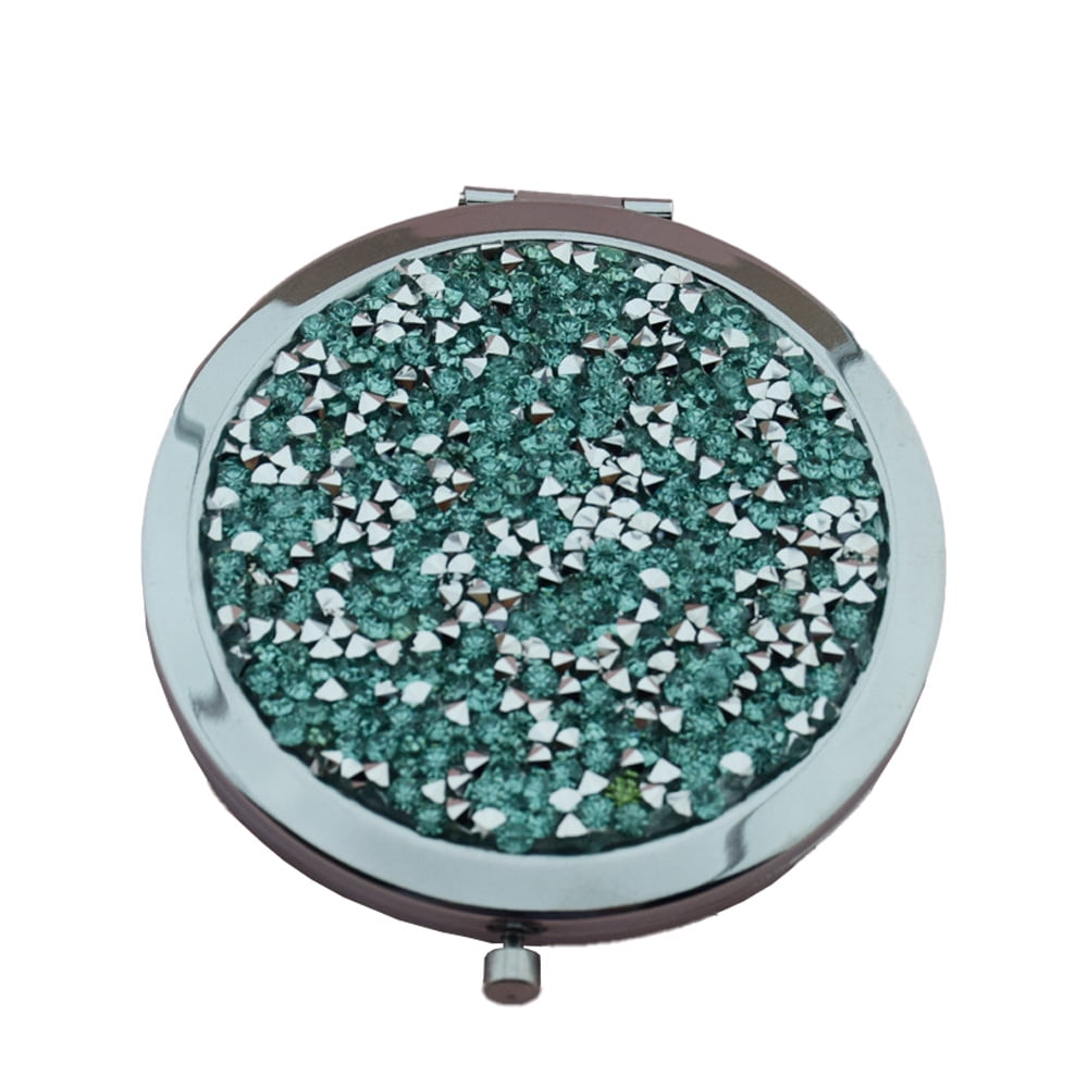 Mirror Cosmetic Mini Mix Diamond Makeup Mirror Folding Mini Pocket ...