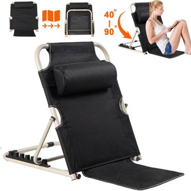 Portable Bed Backrest for Sitting up in Bed Adjustable Foldable Chair ...