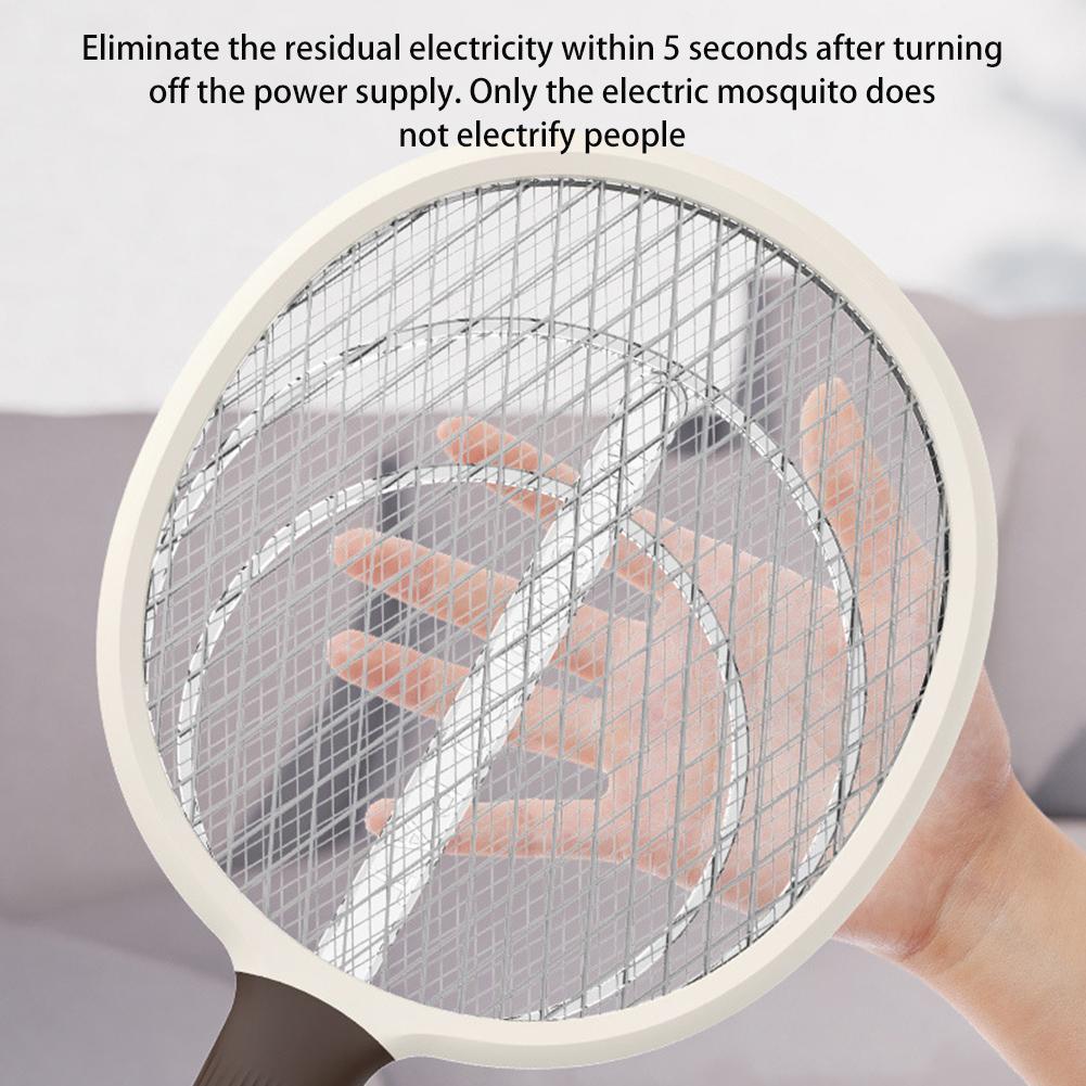 Matamoscas eléctrico de 3000V, matamoscas recargable por USB, trampa ...