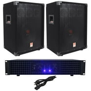 Complete Professional 2000 Watts Complete PA System 6 Ch Mixer 10 ...
