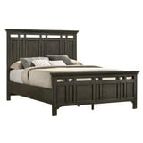 Intercon Furniture Hawthorne Bedroom Complete King Panel Bed in Charcoal - Walmart.com