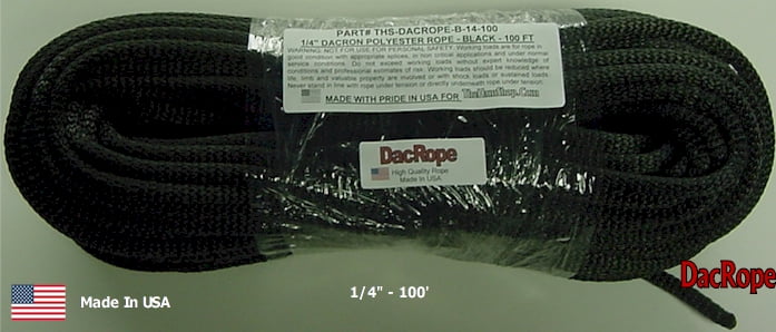 100' - 1/4" Ham Radio Antenna Support Rope - First Quality Polester ...