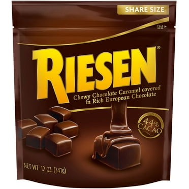 Riesen Chewy Caramel Chocolate Candy Flavored, Soft and Decadent, 30 oz ...
