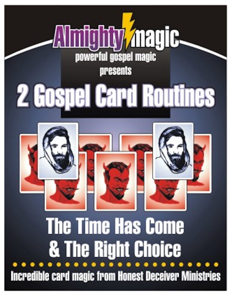 Trickmaster Almighty Magic TWO Gospel Card Routines- The Time Has Come ...