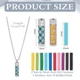 1 Set 2Pcs 2 Styles Stainless Steel Essential Oil Diffuser Pendant ...