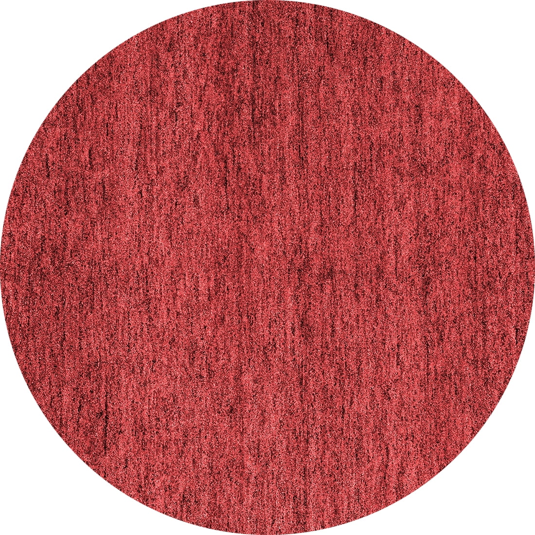Ahgly Company Machine Washable Indoor Round Abstract Red Modern Area ...