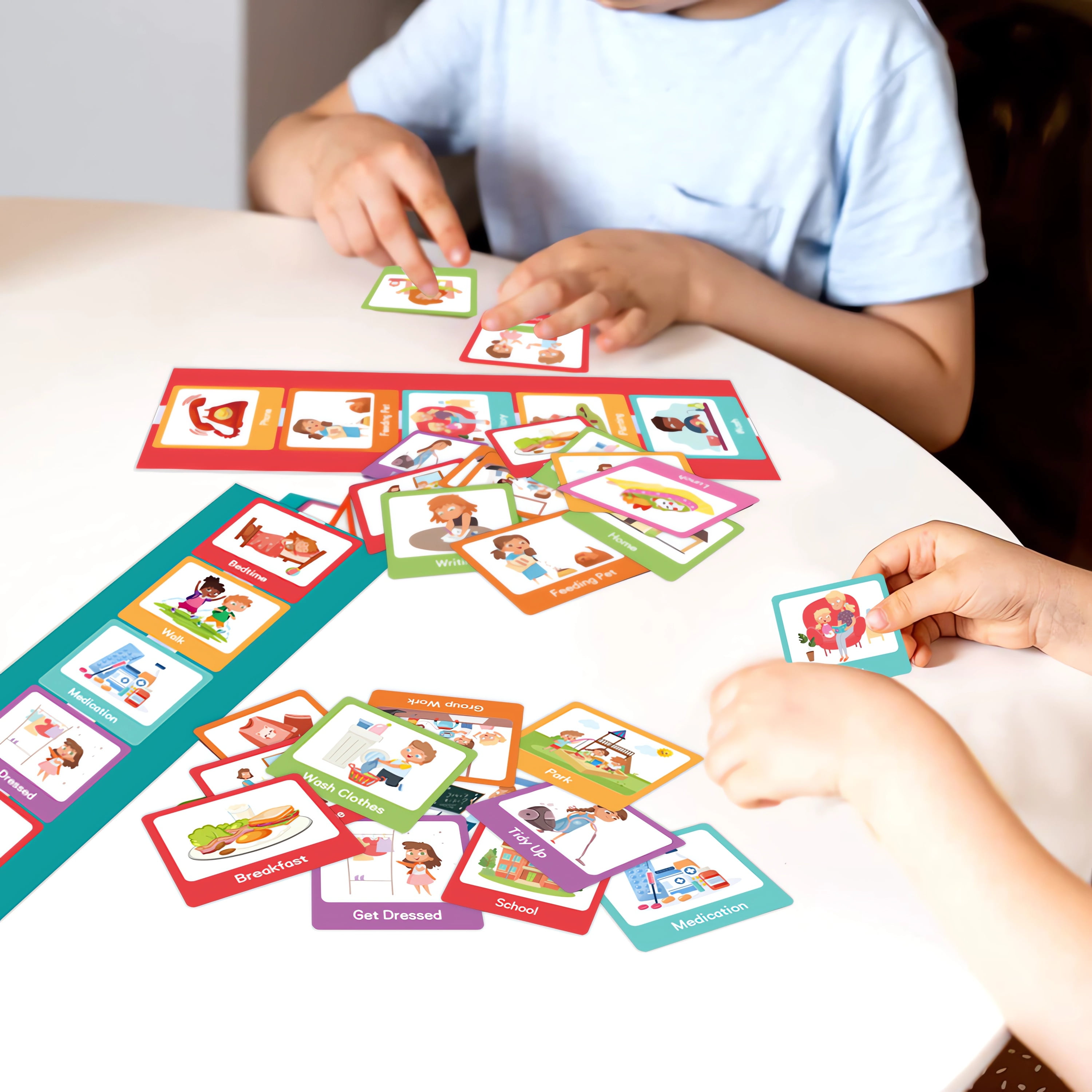 Visual Schedule for Children, Chore chart for Kids Non-verbal ...