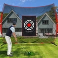 GALILEO Portable Golf Practice Net 12X10Feet, Indoor & Outdoor Training ...