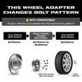 EZAccessory 2 Hub Centric Wheel Adapters 8x170 to 8x200 Thickness 2 ...