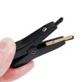 2PCS Copper Plated Gold Two-level test clip Four-Clamp for Kelvin Black ...