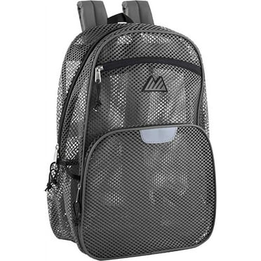 Summit Ridge Waterproof Clear Backpack with Water Bottle Holder Stadium ...