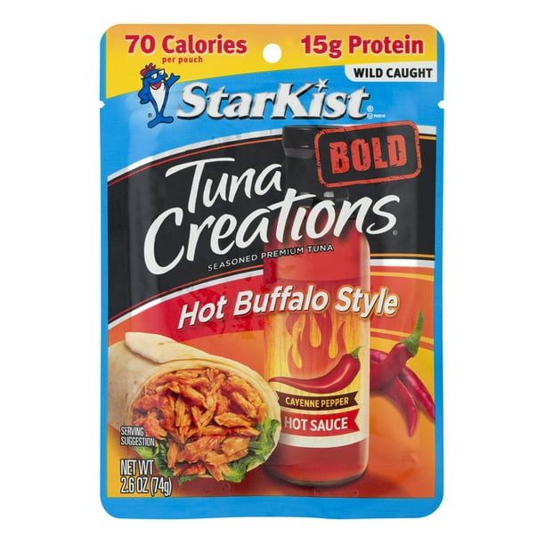 StarKist Tuna Creations® BOLD Hot Buffalo Style - 2.6oz Pouch seafood ...