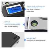 20g/50g Precision Diamond Scale Scales, Medicinal 0.001g Balance Weight ...