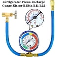 R134A Refrigerator Freon Recharge Hose Kit, R134A AC Refrigerant ...