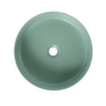 Bathroom Vessel Sink, Ceramic Circular Vessel Sink Vanity, Modern Round ...