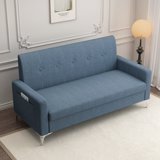 Aukfa Loveseat Sofa Couch with Storage Underneath, Small Couch for ...