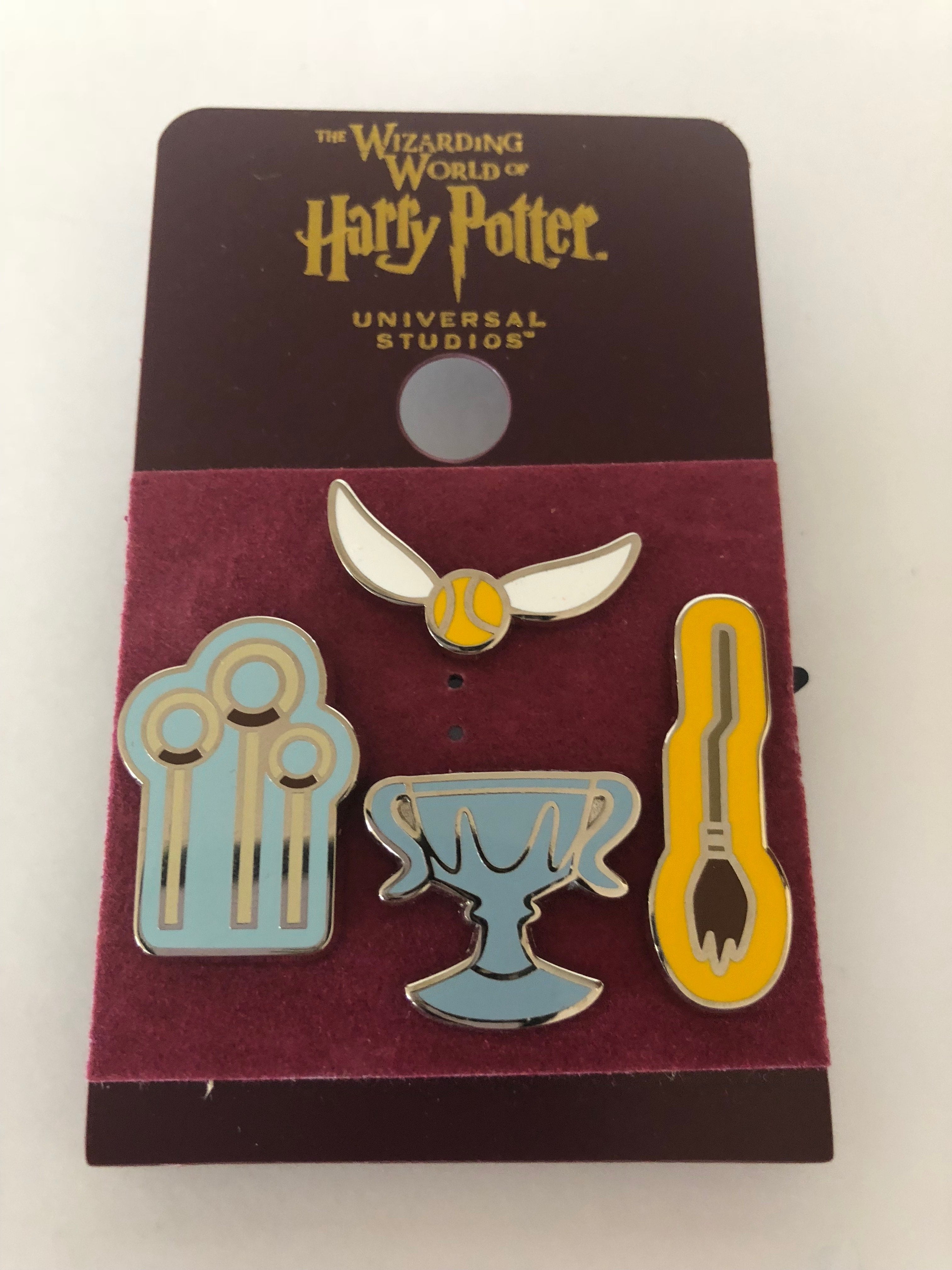 Universal Studios Harry Potter Quidditch Pin Set of 4 New with Card ...