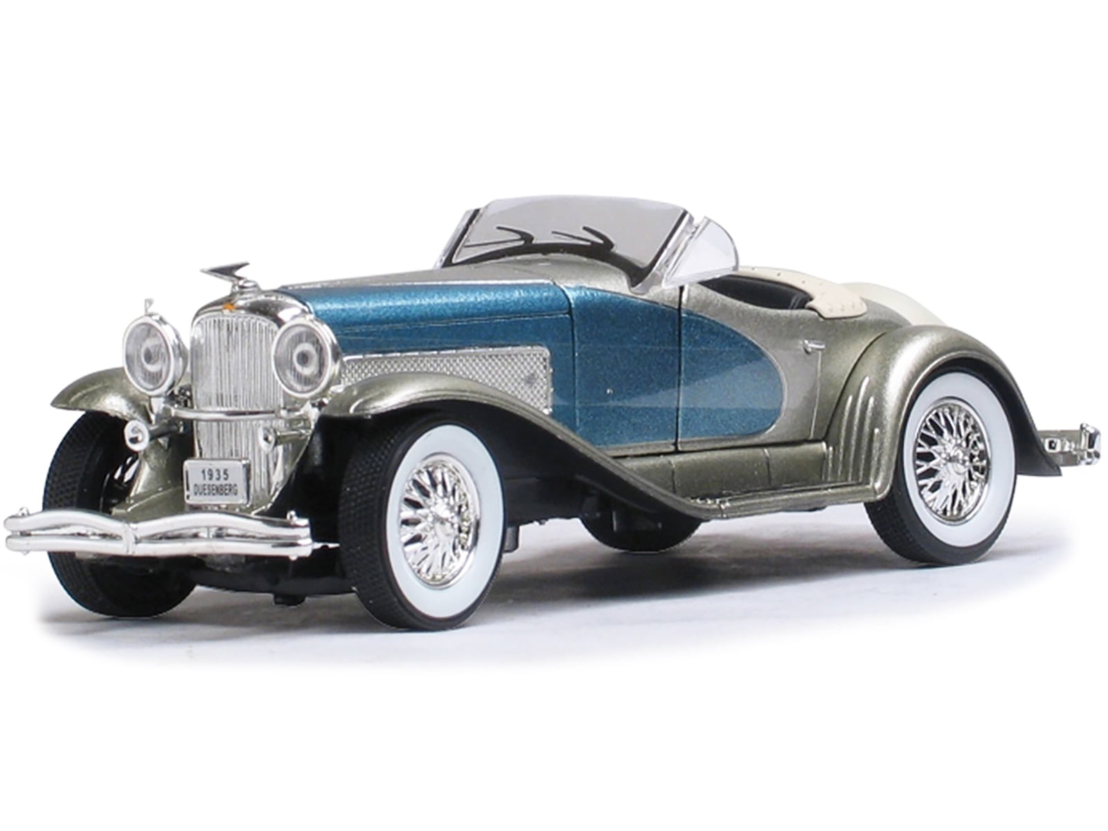 Buy 1935 Duesenberg SSJ Convertible Blue and Silver 1/32 Diecast Model ...