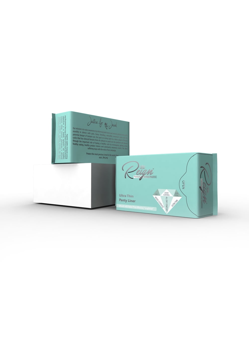 Reign Sanitary Napkins Brand Ultra Thin Panty Liners No Wings - Walmart.com