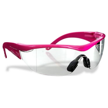 Adult Safety Girl Navigator Work Glasses - Clear, Pink, for Safe ...