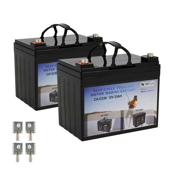 EverStart Platinum BOXED AGM Marine and RV Deep Cycle Battery, Group ...