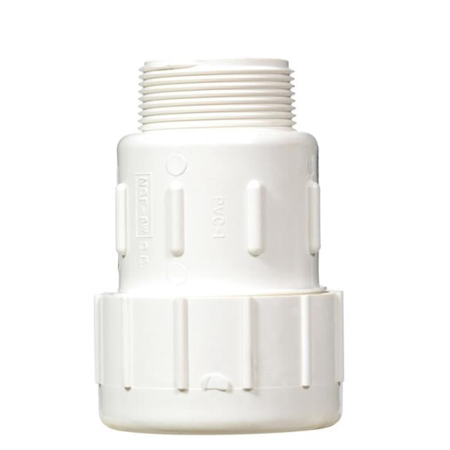 CPA-1500 PVC Male Compression Adapter White - 1.5 in. - Walmart.com