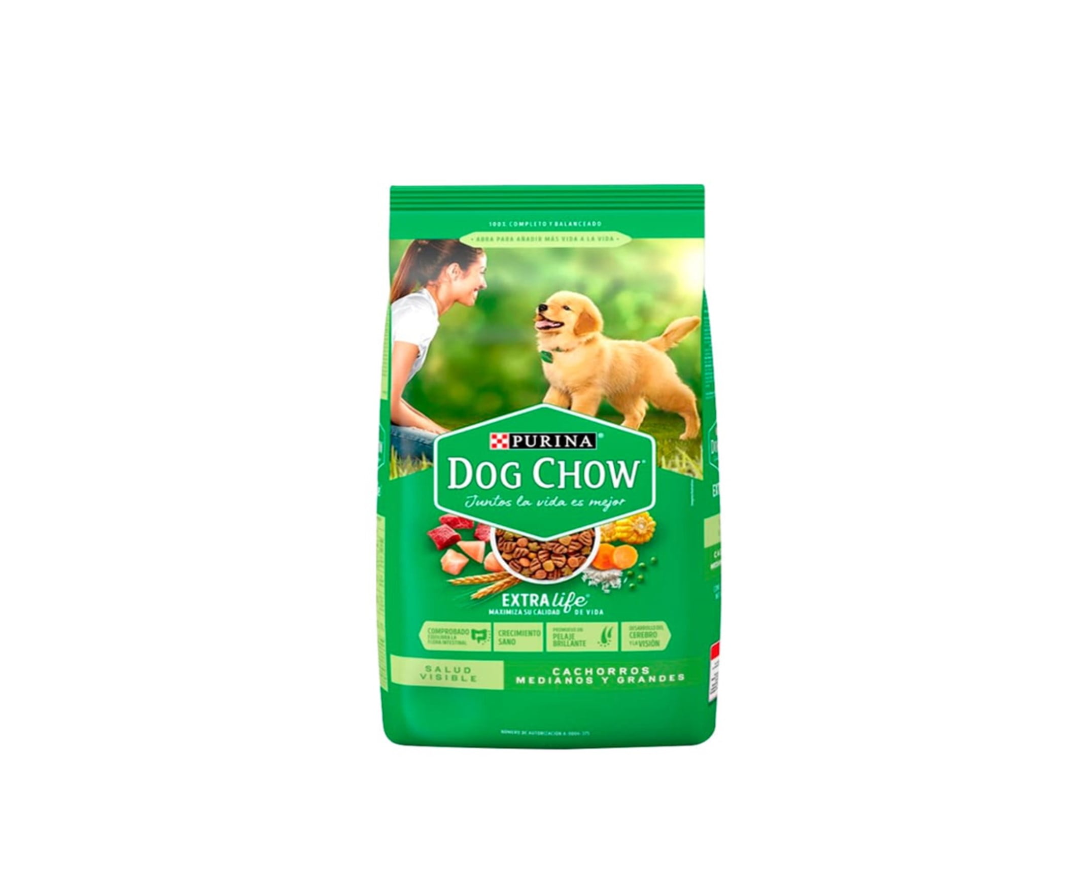 Croquetas para perro Dog chow Dog chow cachorro razas medianas y ...