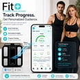 iHome 8-Electrode Smart Body Composition Scale & 56 Metrics, Glass ...