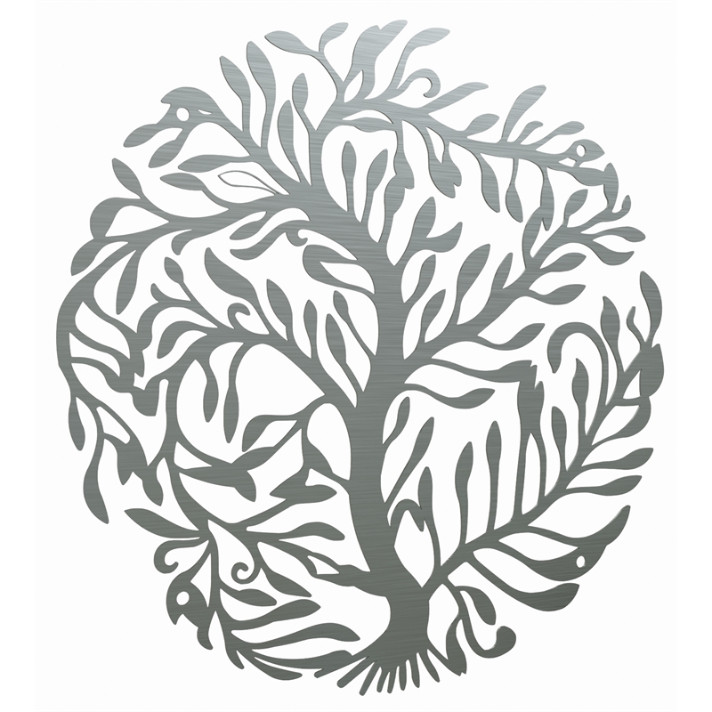 Tree Branches Metal Wall Decor in Stainless Steel - Walmart.com