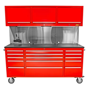 Stack-On 17 Compartment Storage Box (Red) - Walmart.com