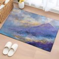 Abstract Oil Painting Entryway Rug 2x3ft Washable Non Slip Bathroom Rug ...