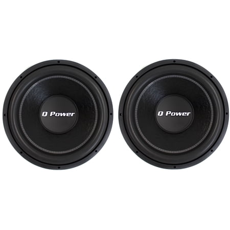 QPower QPF15 Deluxe 15 Inch 2200 Watt 4 Ohm DVC Car Audio Subwoofer ...
