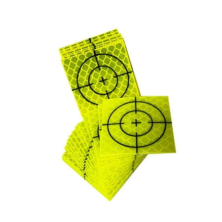 100Pcs Reflective Tape Target Reflector Target Sheets for Tunnel ...