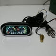 Universal Digital Truck Car gauge Water Temp Gauge Oil Pressure Meter ...