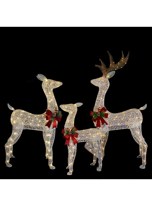 Outdoor Reindeer Decor in Outdoor Christmas Decorations - Walmart.com