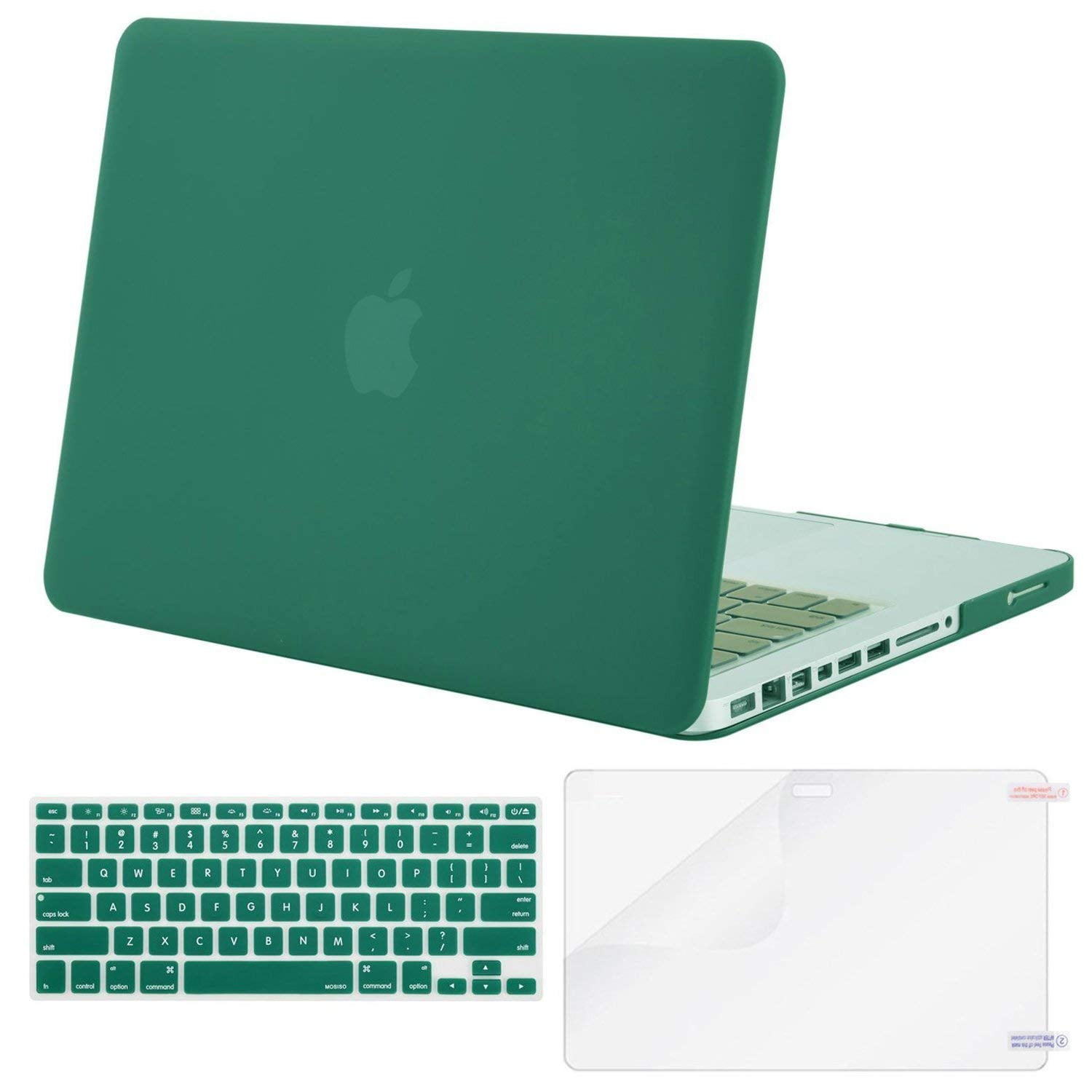 Mosiso 3 in 1 MacBook Pro 13 CD ROM A1278 Plastic Hard Case with ...