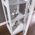 Balterri Tall Curio with Glass Door - White - Walmart.com