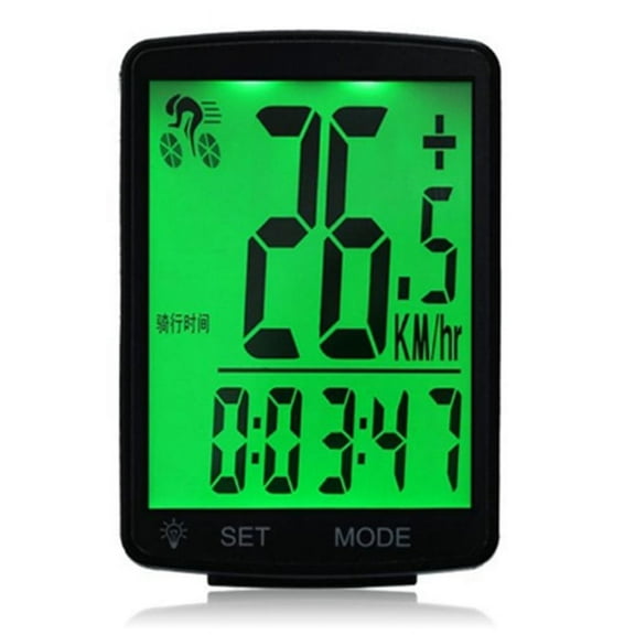 Bike Computer Speedometer, Wireless Waterproof Cycling Odometer, Smart Sensor, Auto Wake-up ...