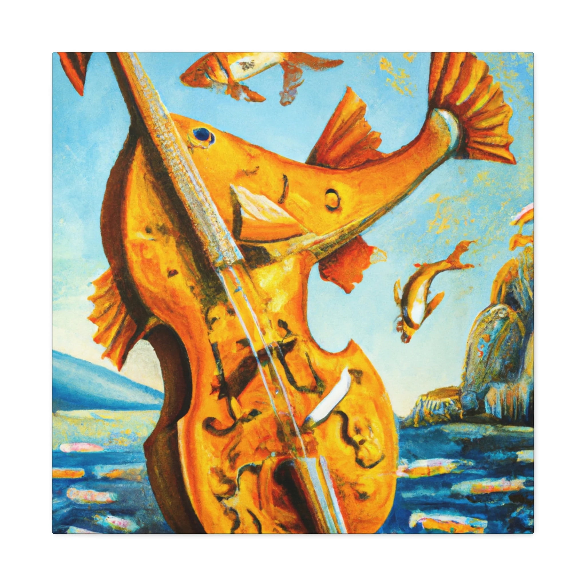 Bass in Baroque Splendor - Canvas - Walmart.com