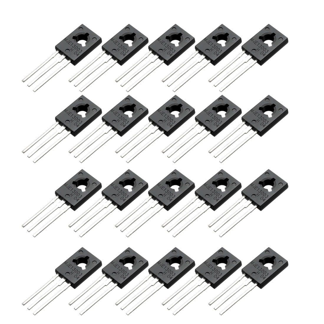 20 Pcs TO-126 NPN 3 Pins PCB Through Hole Bipolar Transistor 400V 1.5A ...